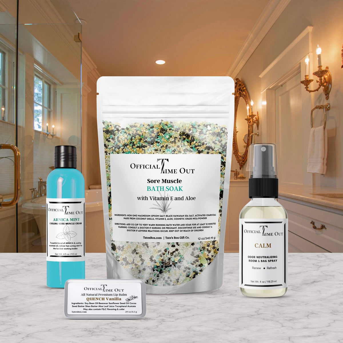 Official Time Out Athlete Self Care Luxury Box – Tate's Box